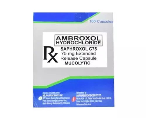 SAPHROXOL C75 Ambroxol Hydrochloride 75mg Extended-Release Capsule 1's ...